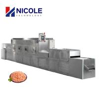 China Automatic SS Industrial Microwave Dryer Continuous Seafood Drying Machine for sale