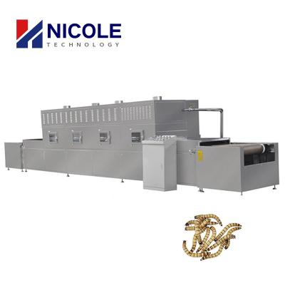 Cina Impianto di essiccazione continuo degli insetti più asciutti industriali di microonda di acciaio inossidabile in vendita