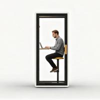 China Personal Acoustic Workspace Pod 1000x1000x2200mm with LED Lighting and Ventilation for sale