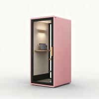 China LED Lighting Collaborative Office Pod Portable for Video Conferences 1000x1000x2200mm for sale