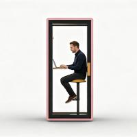 China LED Lighting Collaborative Office Pod Portable for Video Conferences 1000x1000x2200mm for sale