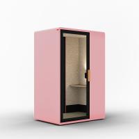 China Temporary Single Person Office Booth Pod Soundproof Custom 1000x1500x2200mm for sale