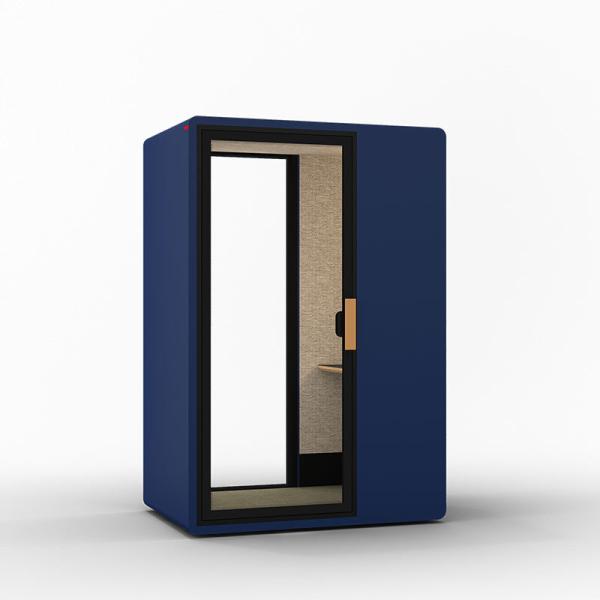 Quality Glass Indoor Office Pods Soundproof For Private Meetings High Density Acoustic Foam for sale