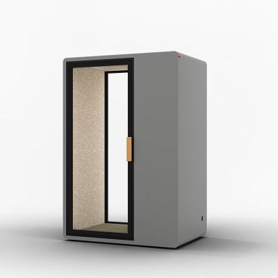 China Hybrid Office Personal Soundproof Booth Pod For Virtual Meetings Laminated Glass for sale