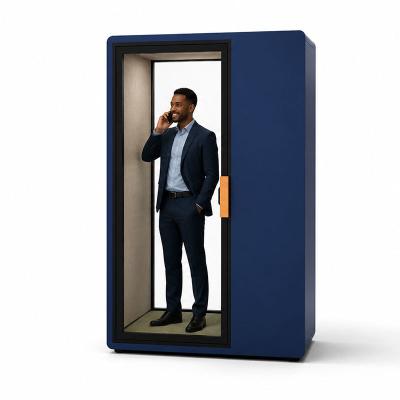 China RoHS Quiet 4 Person Meeting Pod Phone Booth For Hybrid Business Office for sale