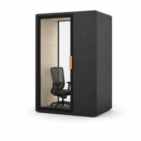 China Compact Mobile Office Pod Indoor Cabin W1000xD1500xH2200mm Space Saving Workplace for sale