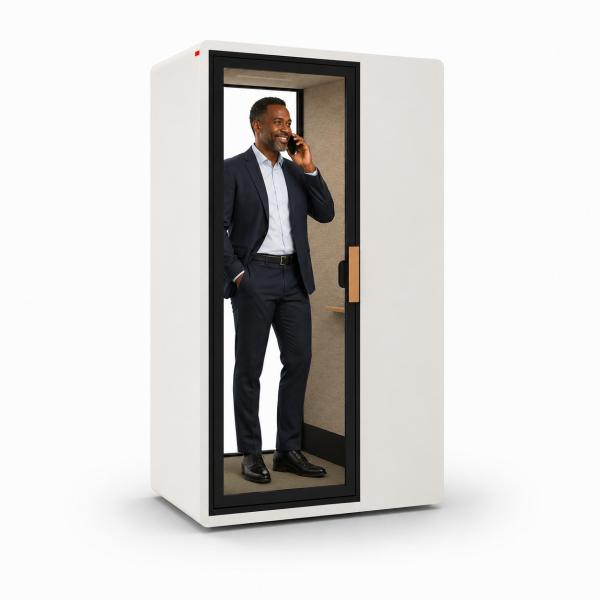 Quality Sound Insulation Quiet Office Modular Phone Booth Pod Odorless for sale