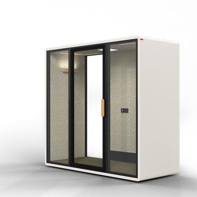 China Temporary Privacy Office Vocal Isolation Booth Module For Dynamic Workspaces for sale
