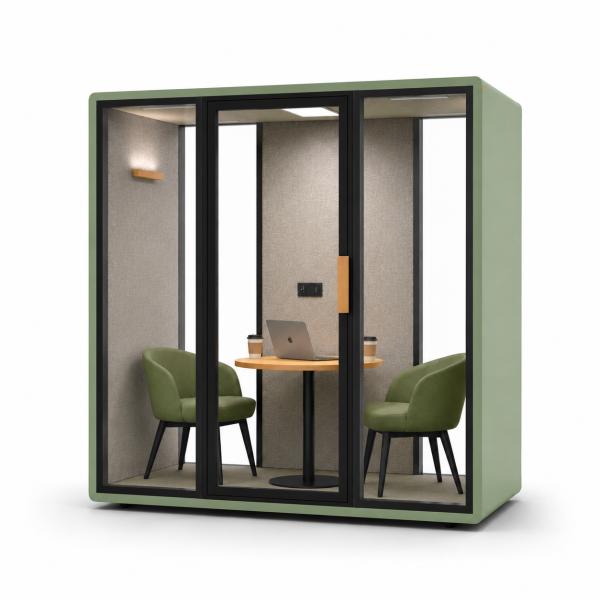 Quality 110V Modular Vocal Isolation Booth Sound Proof Meeting Pods Assembly for sale