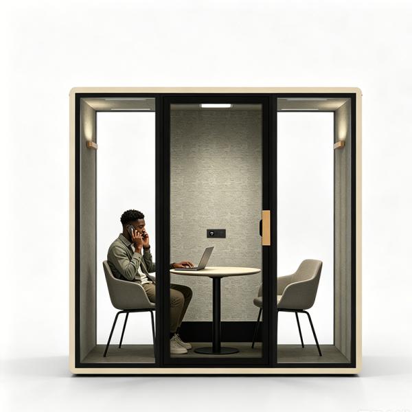 Quality Stress Reducing Vocal Isolation Booth Acoustic Dynamic Office Soundproof Pods for sale