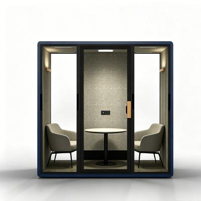 China Rust Proof Acoustic Sound Proof Phone Booth E0 Grade Eco Friendly for sale
