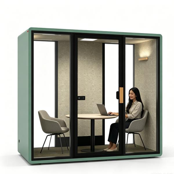 Quality Contemporary Workplace Acoustic Work Booth Silent Pods For Office Custom for sale