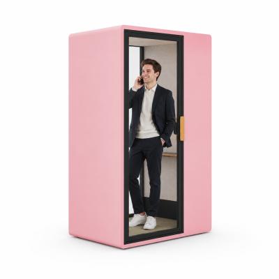 China Commercial Portable Soundproof Pod Modern Interior Acoustic Meeting Phone Booth for sale