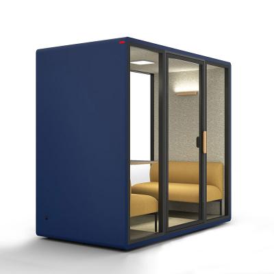 China Workplace Prefab Soundproof Room Privacy Cube Pod Office Noise Reduction for sale