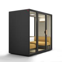 China Modular Soundproof Office Pod 1000mm Custom Privacy Booth for Workspace for sale
