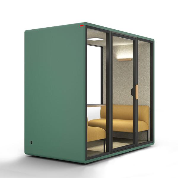 Quality Contemporary Acoustic Isolation Booth Meeting Cabin Soundproofing For Commercial Office Spaces for sale