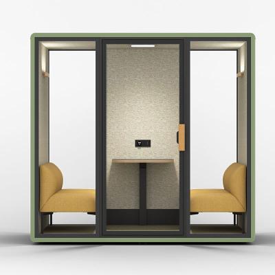 China 35dB Acoustic Sound Absorbing Booth Soundproof Phone Booth Office Cabin for sale