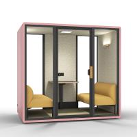 Quality Encapsulated Practical Portable Privacy Booth Office Cabin Sound Proof for sale