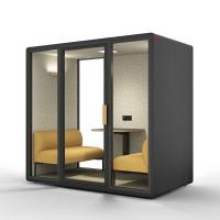 Quality Privacy Soundproof Meeting Pods Call Booth 110V-240V USB Charging for sale