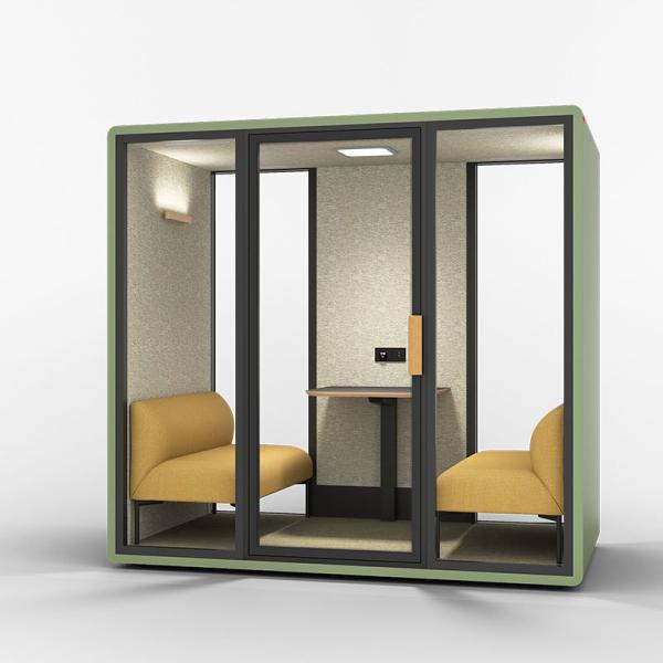 Quality 110V Prefab Soundproof Room Workspace Isolation Cabin booth office for sale