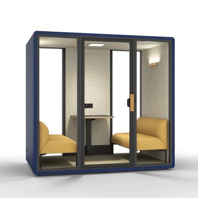 China Insulation Encapsulated Phone Modular Sound Booth Acoustic Room E0 Grade for sale