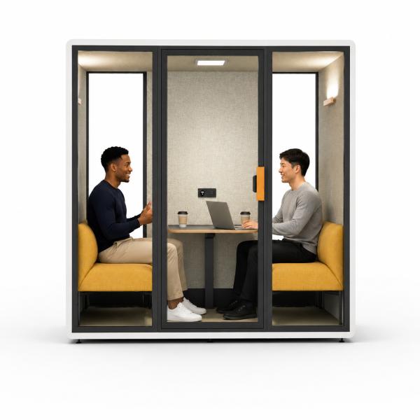 Quality Privacy Mini Sound Proof Booth Acoustic Seating Pods For Commercial Office for sale