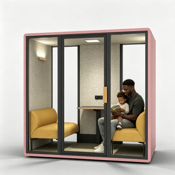 Quality Quiet Prefab Soundproof Room Office Modular Acoustic Booth for sale