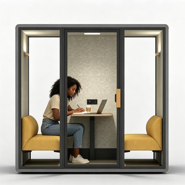 Quality Modular Room Privacy Pods Cabin Acoustic Booth Office Customized for sale