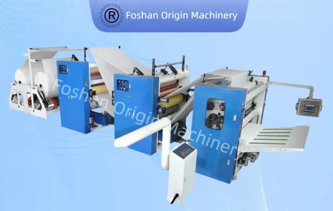 Interfold Paper Hand Towel Lamination Folding Machine V Fold Machine