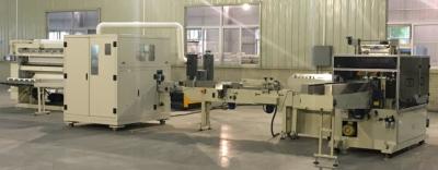 중국 고급 화장지 생산 라인 반 자동적인 고속을 포장하는 플레스틱 필름 판매용