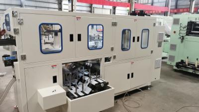 중국 바닥 당겨 / V 접기 얼굴 조직 접기 기계 생산 라인 판매용