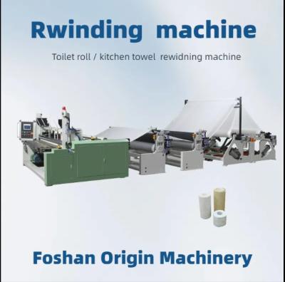 Китай Автоматическая производственная линия для туалетной бумаги / кухонных полотенец Jrt Maxi Rewinding Machinery продается