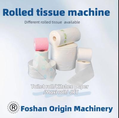 Китай Линия производства туалетной бумаги DFJ-X с усовершенствованной системой перфорации и индивидуальным инверторным управлением продается