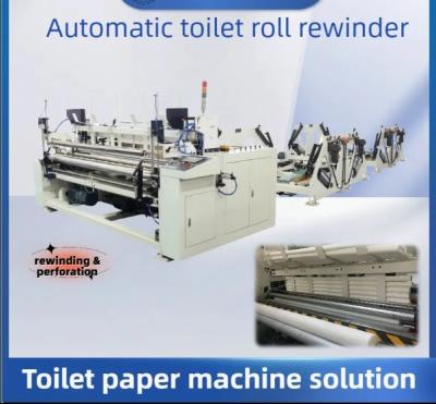 China Toilet Paper Making Machine Small Easy Manual Machine With Optional Embossing Unit for sale