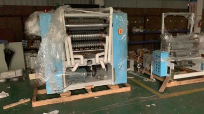 China Automatic N Folded Hand Towel Folder Rewinding Machine Fast Speed 800-1000 Sheet / Min for sale