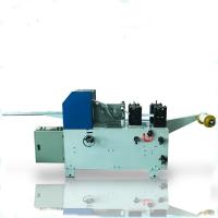 China Single Line Pocket Handkerchief Production Line Fully Automatic 600-650pcs/min 1500mm Jumbo Roll for sale