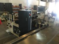 China Single Line Pocket Tissue Hanky Machine 550PCS/min Pneumatic Loading Unwinding for sale