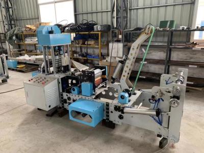 China 1/4 Folded Paper  Napkin Making Machine Pneumatic Feeding Type Medium Speed 200 Meter / Min for sale