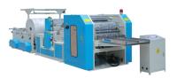 China High Speed Automatic 1/8 Fold Dinner Napkin Folding Machine 300m/min Vacuum Pump for sale