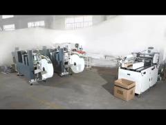 Automtic Tissue Paper Production Line Pocket Tissue Automatic Paper Folder