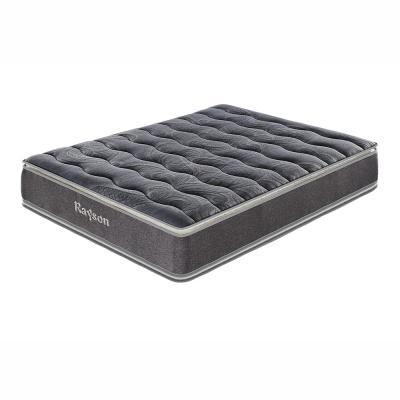 China Hotel Home Bedroom Pillow Top Spring Mattress With Latex Memory Foam for sale