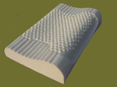 Cina Wave amichevole eco- modellare il cuscino naturale del lattice con la coperta di tela tricottata in vendita