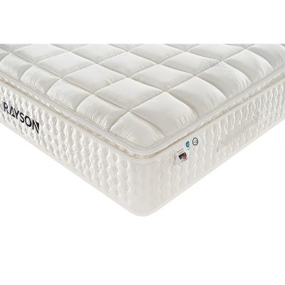 China 6 Star Hotel Plush Queen King Size Pocket Spring Mattress Gel Memory Latex Zoned Pocket Spring Coil Mattress for sale