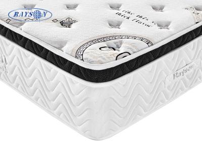 China 12 mittlerer fester Latex-Euro-in der Spitzentaschen-Frühlings-Matratze mit Gedächtnis-Schaum-Deckel zu verkaufen