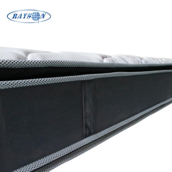 Gebreide Stoffenoem Ononderbroken Dubbele het Hoofdkussenbovenkant van de de Lentematras 12.6inch