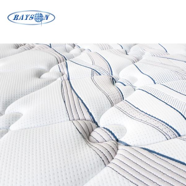 Gebreide Stoffenoem Ononderbroken Dubbele het Hoofdkussenbovenkant van de de Lentematras 12.6inch