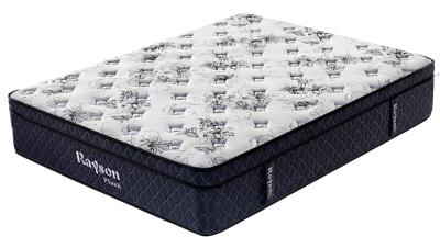 Chine Tissu tricoté par sommier Eurotop de poche de latex de haute catégorie cinq zones à vendre