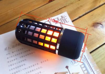 China 2018 New Bluetooth Speaker Wireless Bluetooth Flame Light Card Portable Radio Speaker Bass for sale