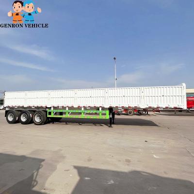 Cina 40-60 tonnellate resistenti della parete laterale di rimorchio dei semi per lo Zambia in vendita