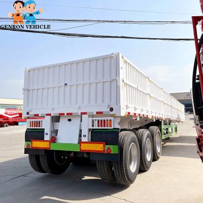 Cina 40-60 tonnellate resistenti della parete laterale di rimorchio dei semi per lo Zambia in vendita